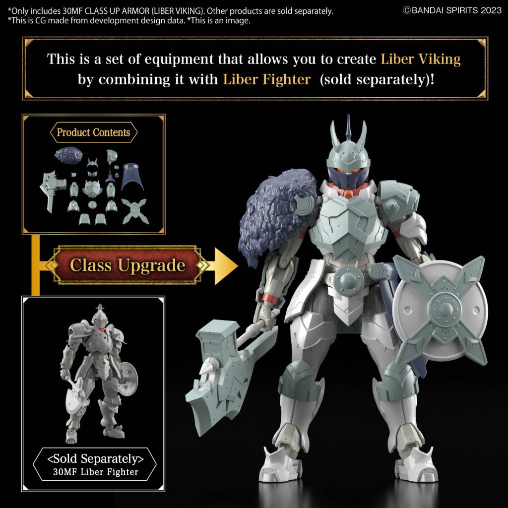 30MF - Class Up Armor (Liber Viking) - Model Kit : ShopForGeek.com: Model Kit Bandai Model Kit ...