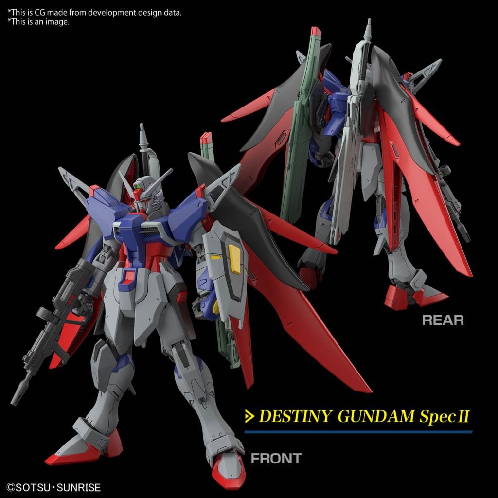 GUNDAM - HG 1/144 Destiny Gundam Spec II & Zeus silhouette - Model Kit ...