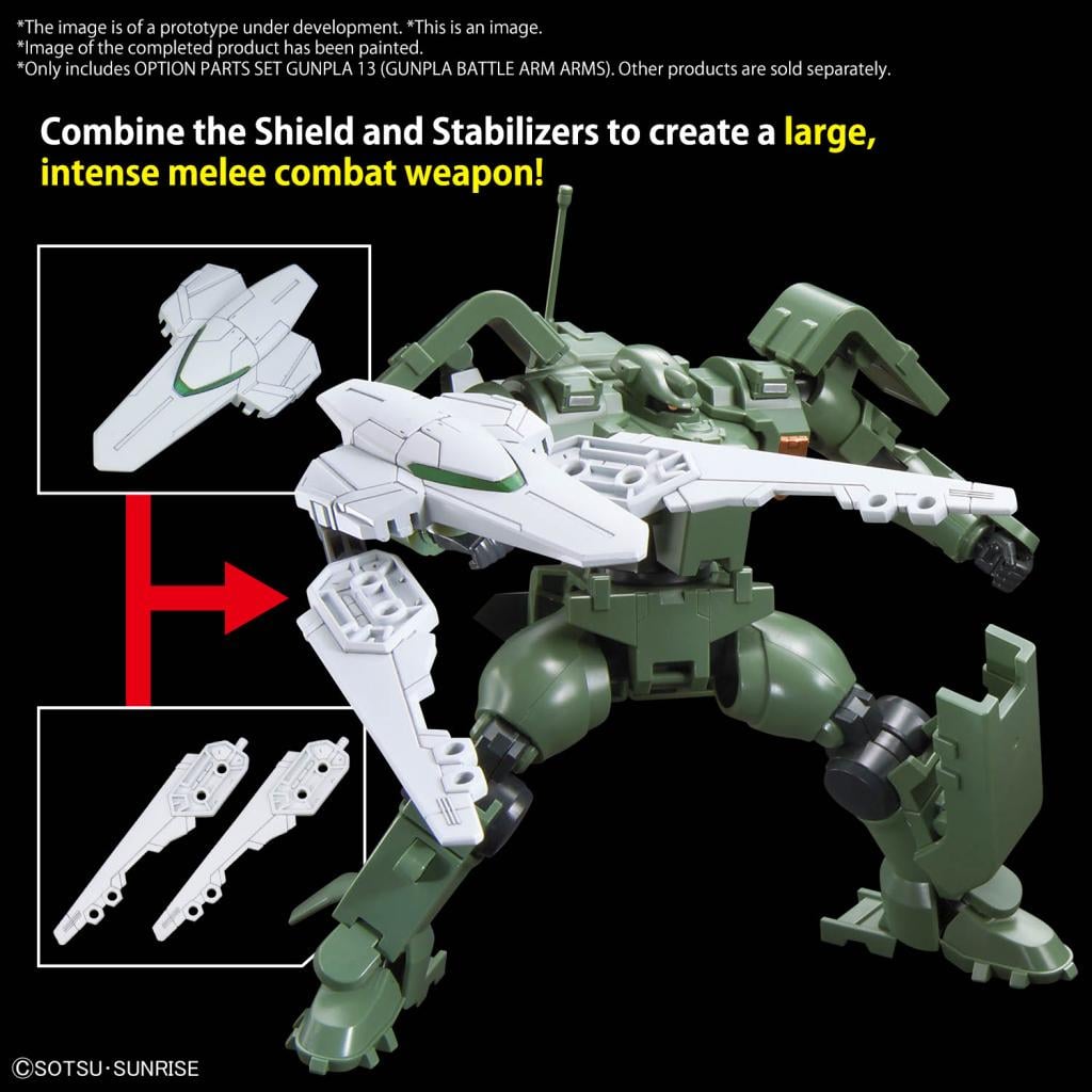 GUNDAM -Option parts set Gunpla 13 (Gunpla Battle Arm Arms) -Model Kit ...