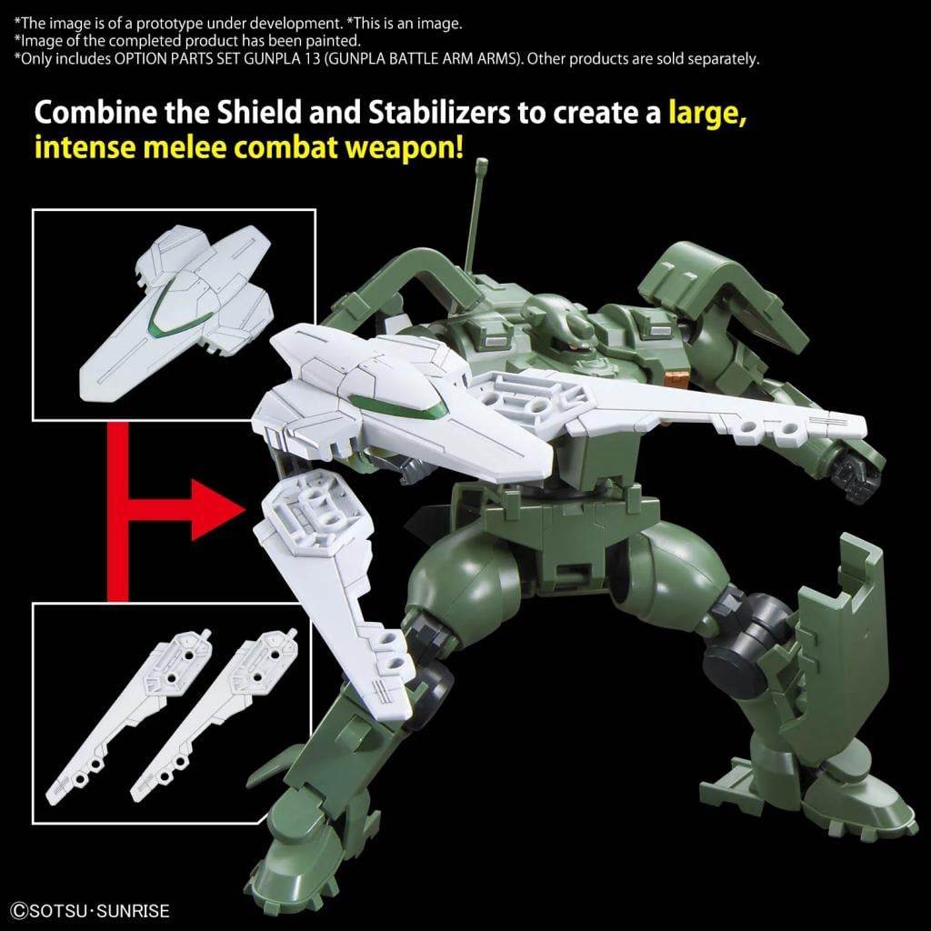 GUNDAM -Option parts set Gunpla 13 (Gunpla Battle Arm Arms) -Model Kit ...