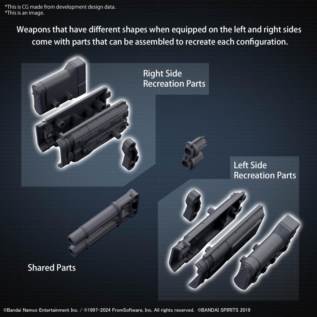 30MM - Option parts set Armored Core VI Weapon set 02 - Model Kit : ShopForGeek.com: Modelo de ...