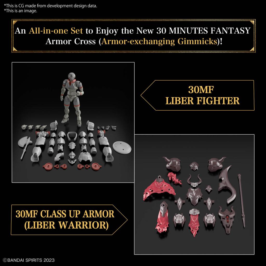 30MF - Liber Warrior - Model Kit : ShopForGeek.com: Model Kit Bandai ...