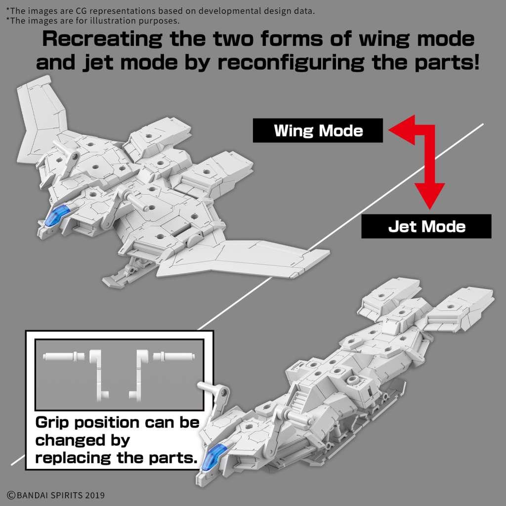 GUNDAM - 30MM 1/144 Extended Armament Vehicle - Model Kit : ShopForGeek ...