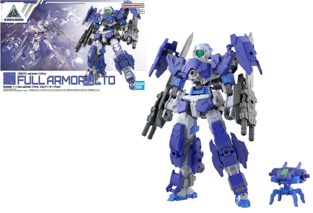 GUNDAM - 30MM 1/144 eEXM-17FA FULL ARMOR ALTO - Model Kit : ShopForGeek ...