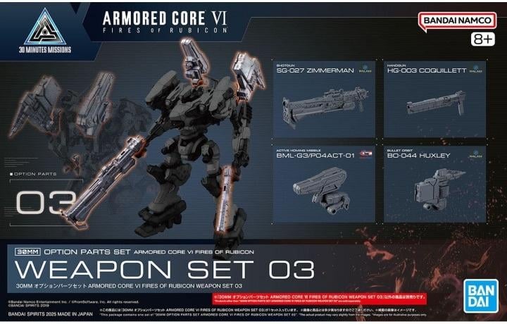 GUNDAM - 30MM OPTION PARTS SET ARMORED CORE - Model Kit : ShopForGeek ...