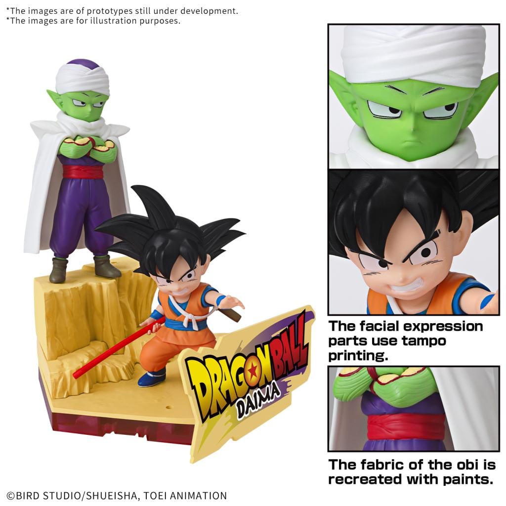 DRAGON BALL DAIMA - Son Goku (Mini) & Piccolo (Mini) - Model Kit ...