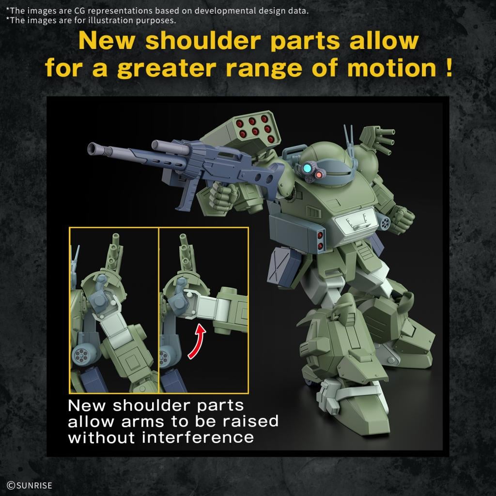 VOTOMS - HG Scopedog Turbo Custom - Model Kit : ShopForGeek.com: Model ...