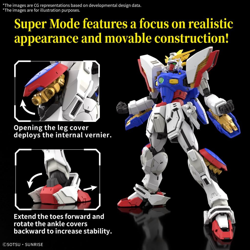 GUNDAM - RG 1/44 Shining Gundam - Model Kit : ShopForGeek.com: Modelo ...