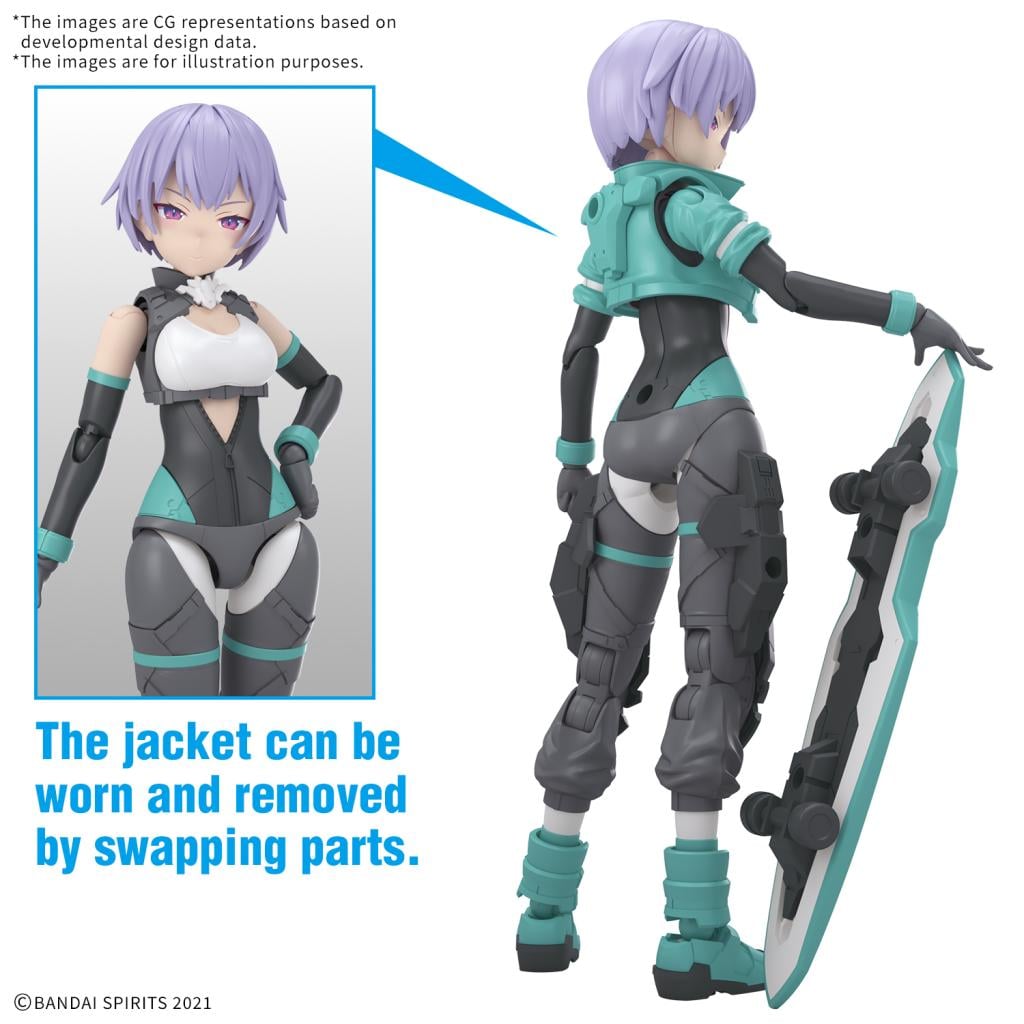 30MS - SIS-V00 Rydira (Color A) - Model Kit : ShopForGeek.com: Model Kit Bandai Model Kit Gundam