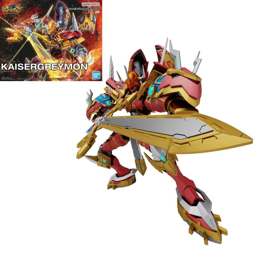 DIGIMON - Figure-rise Standard Amplified Kaisergreymon - Model Kit ...