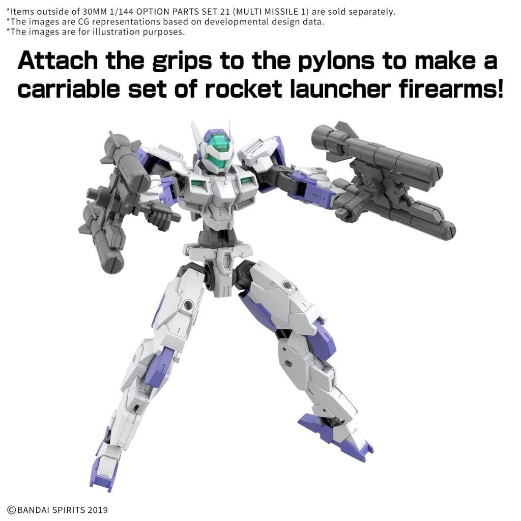 30MM - 1/144 Option Parts set 21 (Multi missile 1) - Model Kit ...