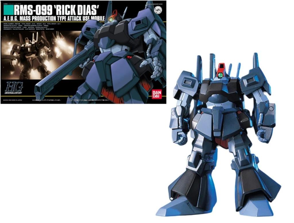 GUNDAM - 1/144 HGUC RMS-099 Rick Dias : ShopForGeek.com: Model Kit ...