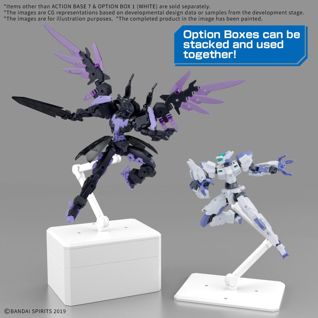 GUNDAM - Action Base 7 & Option Box (White) - Model Kit : ShopForGeek ...