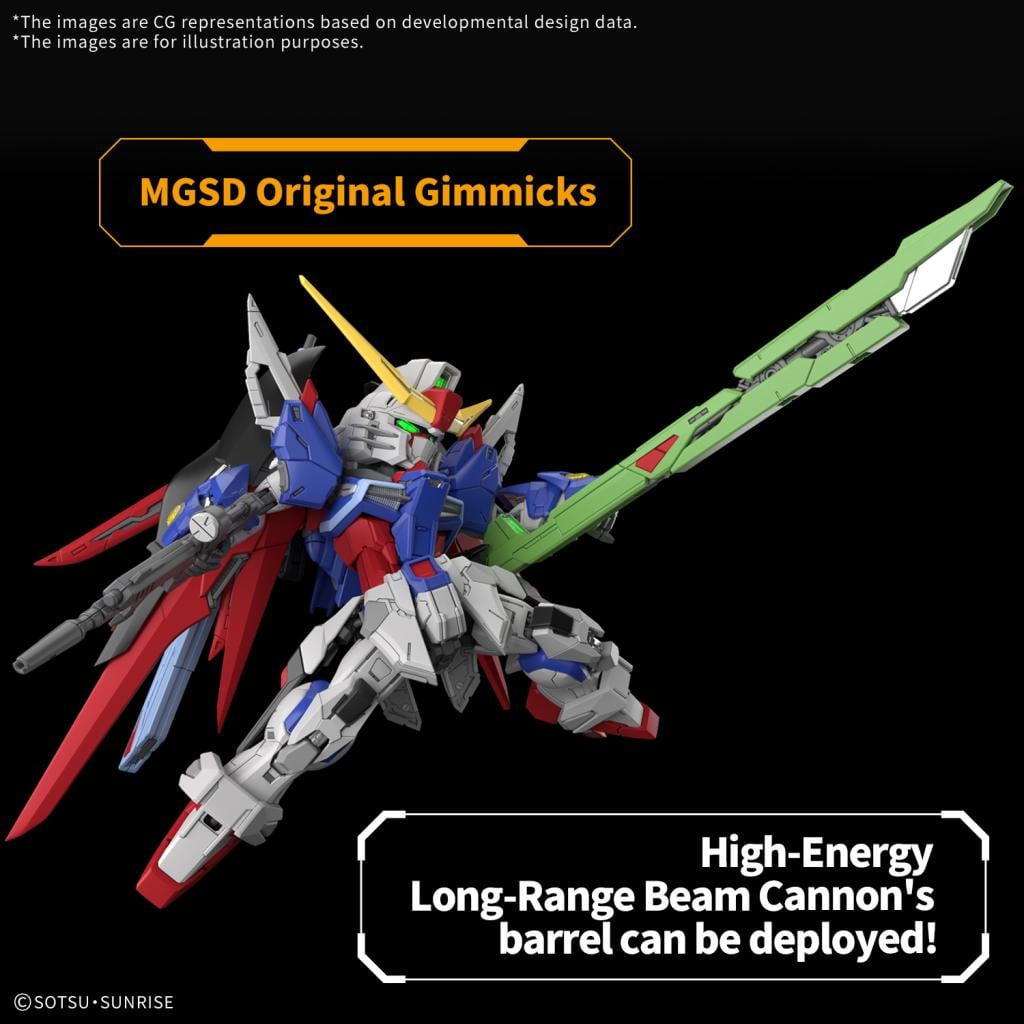 GUNDAM - MGSD Destiny Gundam - Model Kit : ShopForGeek.com: Model Kit ...