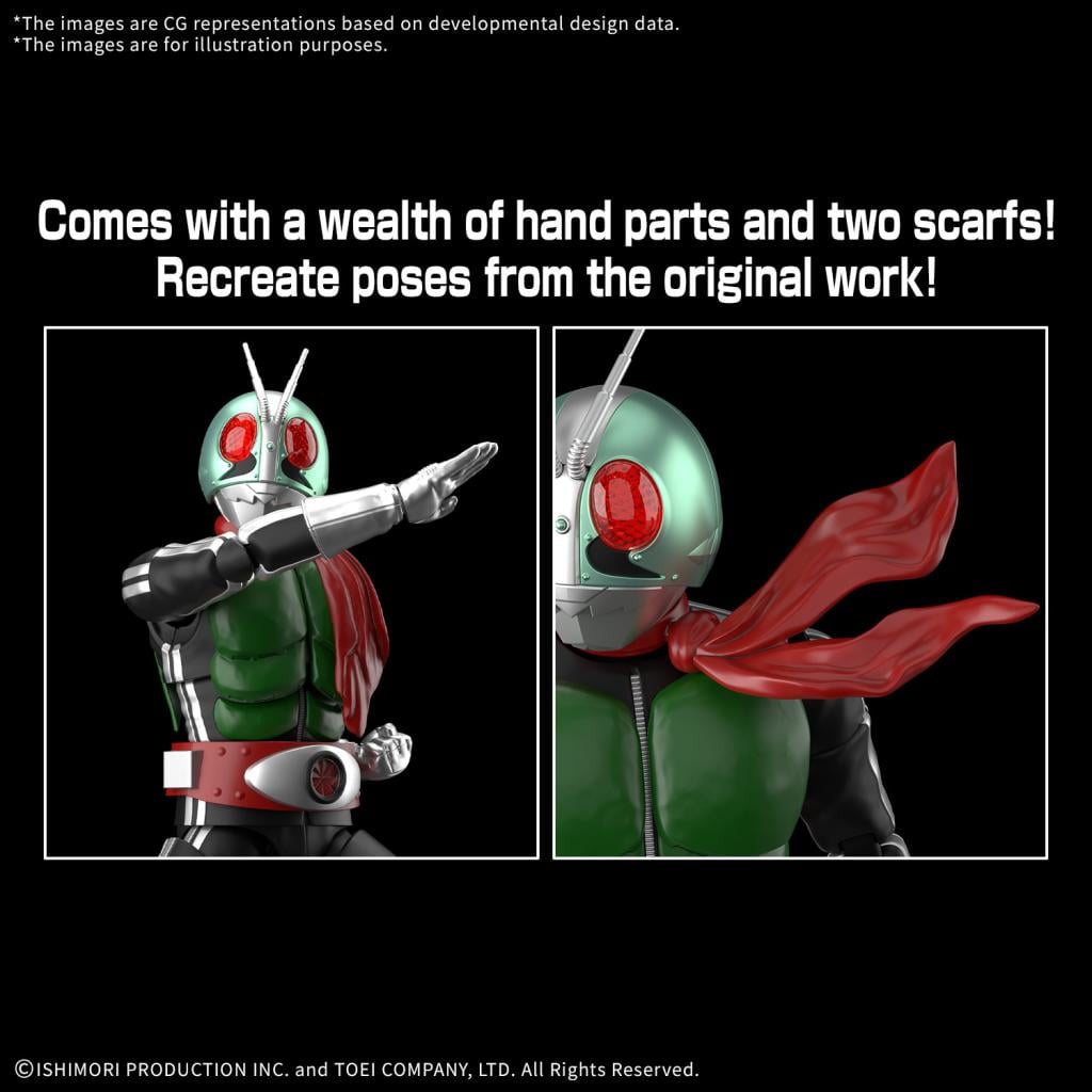 KAMEN RIDER - Figure-rise Standard Masked Rider 1 - Model Kit ...