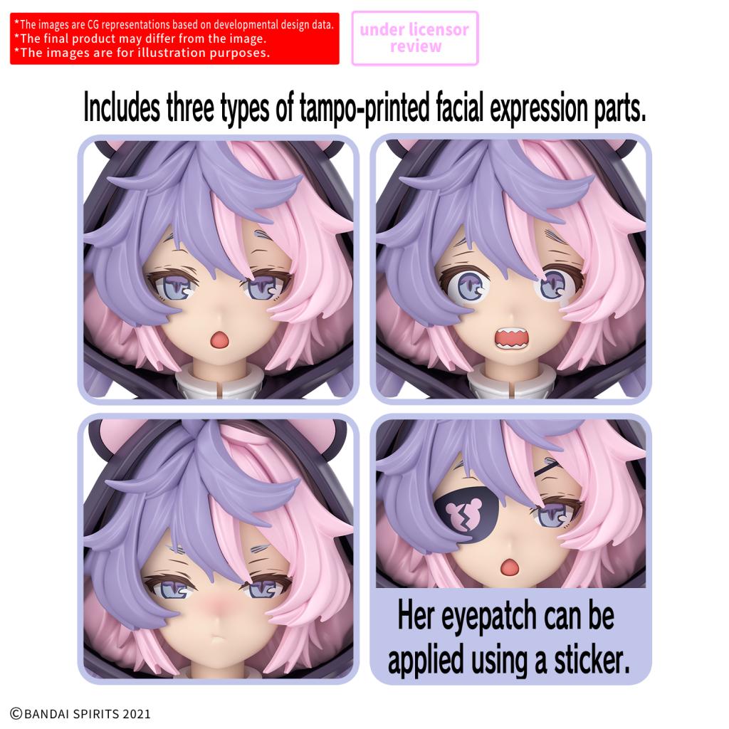 30MS - SIS-J00 Merunja (Color A) - Model Kit : ShopForGeek.com: Model Kit Bandai Model Kit Gundam