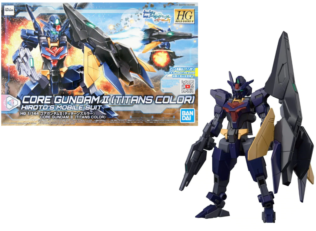 GUNDAM - HGBDR 1/144 Gundam II Core Titans Color - Model Kit ...