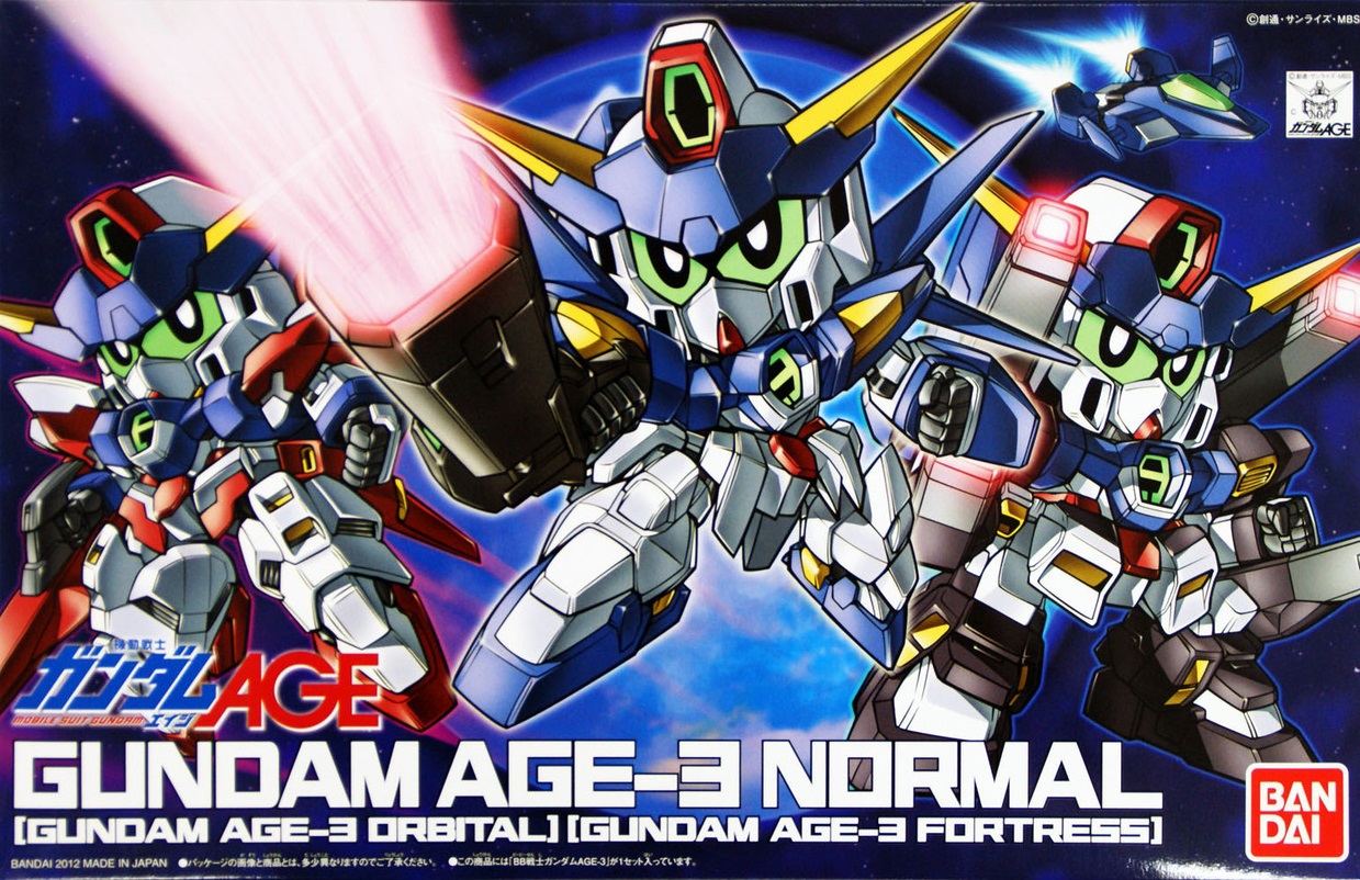 GUNDAM - SD Gundam BB Senshi Gundam Age-3 - Model Kit : ShopForGeek.com ...