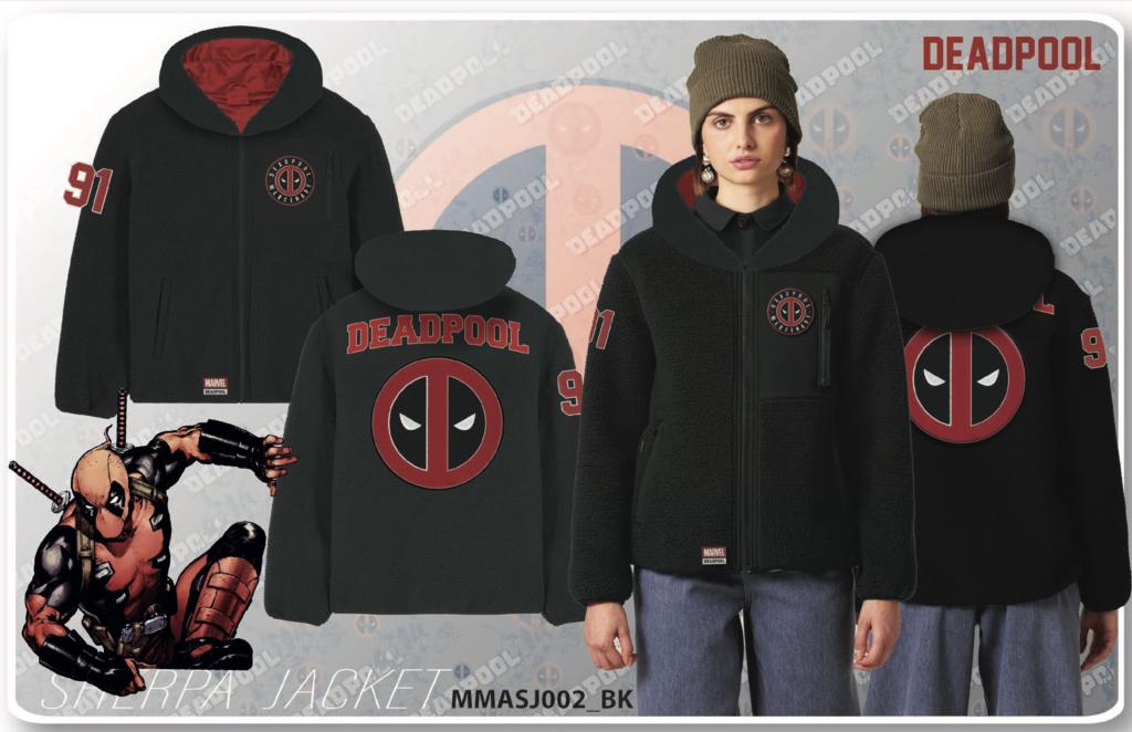 MARVEL - Deadpool - Sherpa Jacket (L) : ShopForGeek.com: Puente Cotton ...