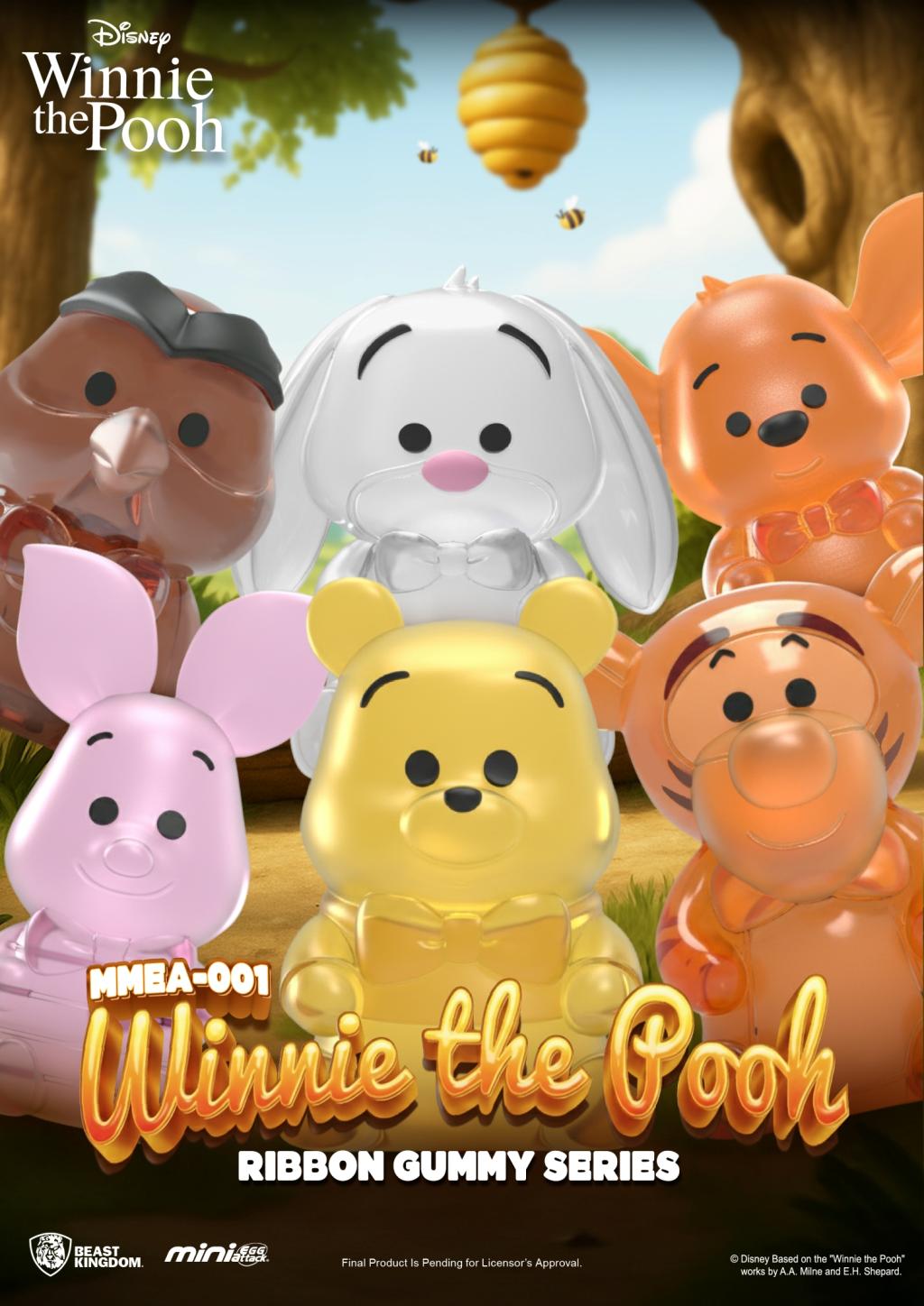 WINNIE THE POOH - Ribbon Gummy Series - Set 24 Figure Blind Box 3.5cm ...