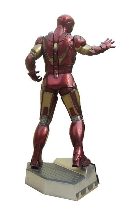 MARVEL - Iron Man 2 Battlefield Life-Sized Statue With LED - 218cm ...