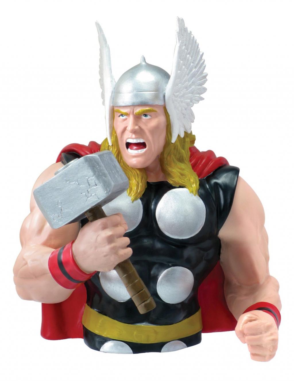 MARVEL - Money Box - Classic Thor Bust 20 cm : ShopForGeek.com: Piggy ...