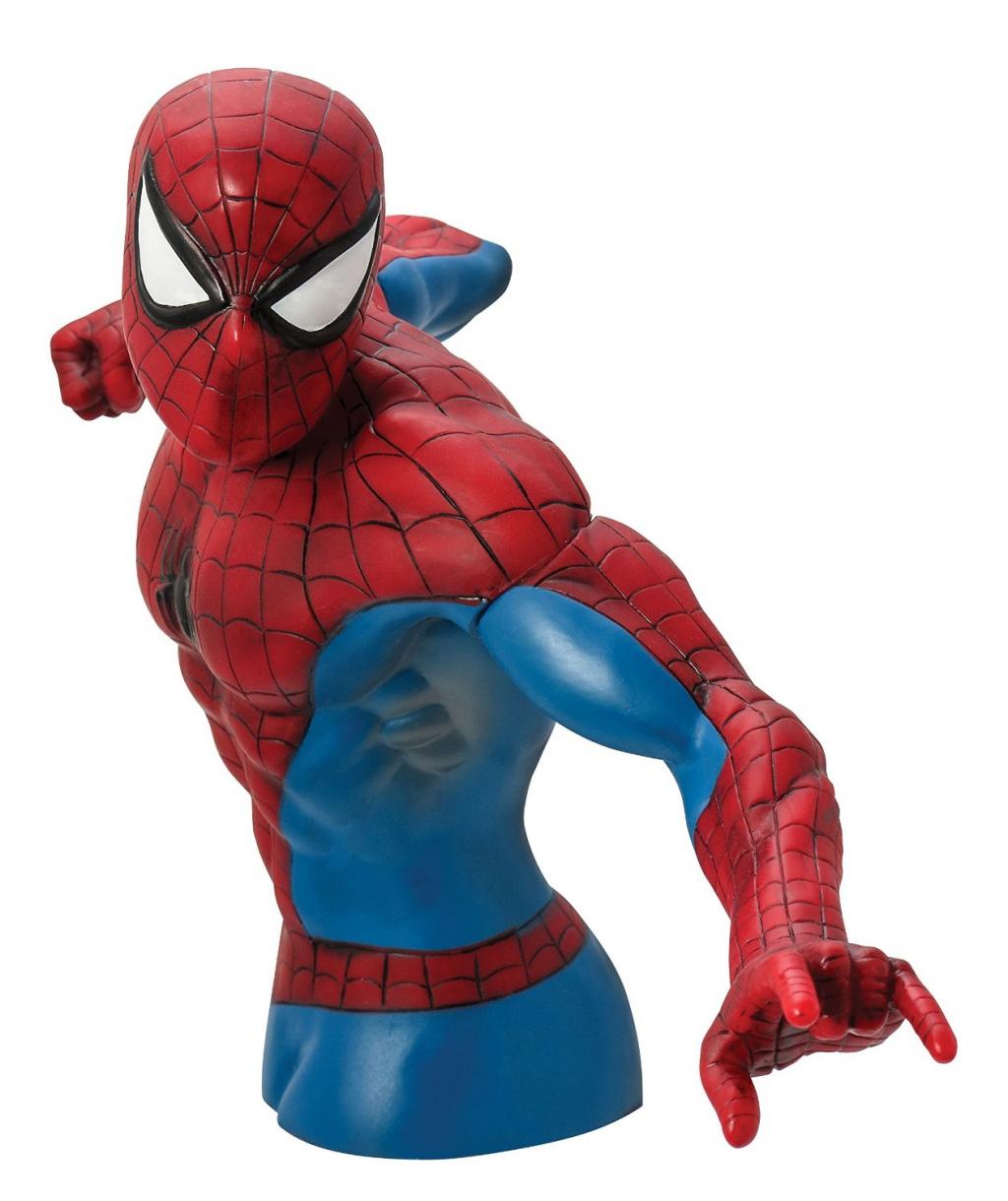 MARVEL - Money Box - Spider-Man Fighting Bust 20 cm : ShopForGeek.com ...