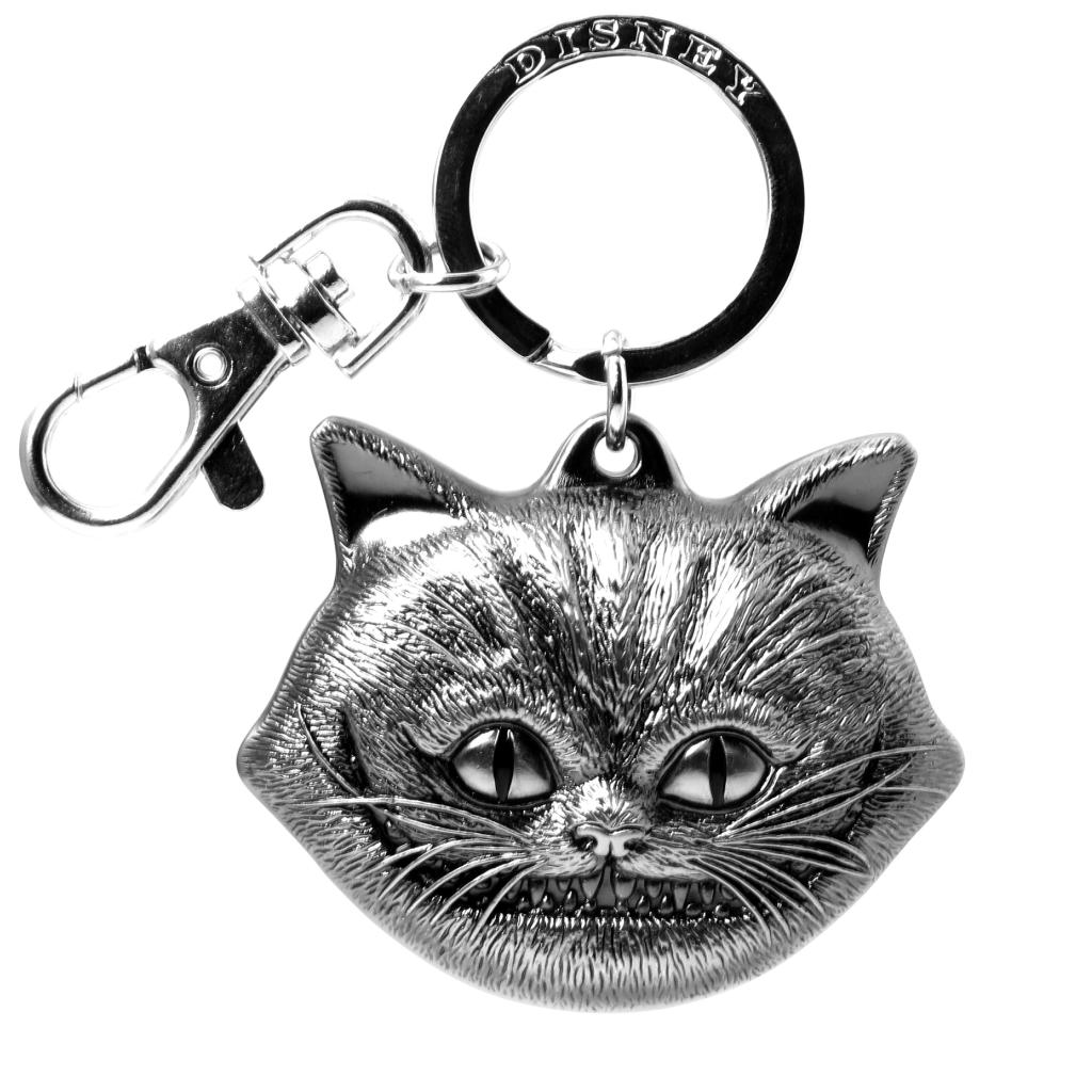 DISNEY - Cheshire Cat Head - Pewter Keychain : ShopForGeek.com ...