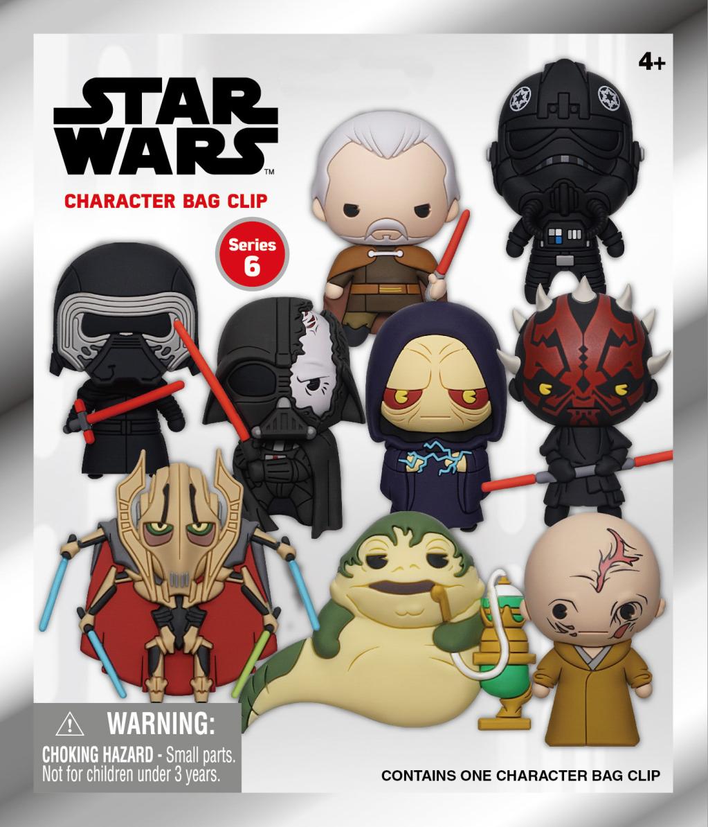 STAR WARS - Year of the Dark Side - 3D Foam Bag Clip (Display 24 Pcs ...