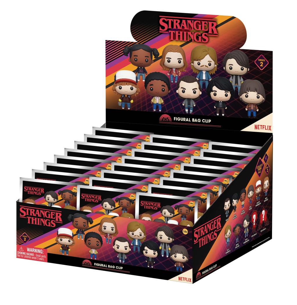 STRANGER THINGS - Series 2 - 3D Foam Bag Clip (Display 24 Pcs ...