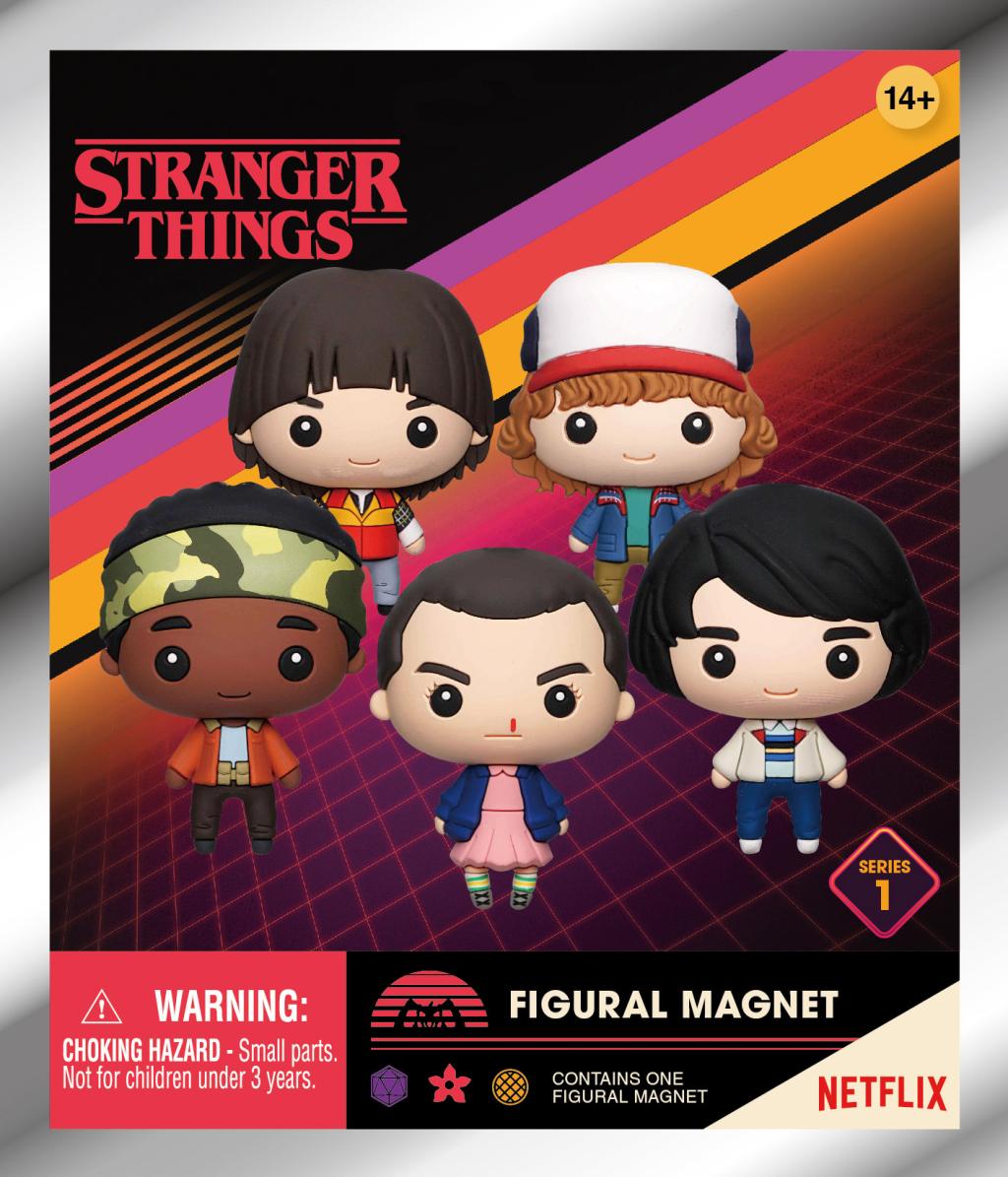 STRANGER THINGS - S.1 - 3D Foam Magnets in blind bags (Display 12 Pcs ...