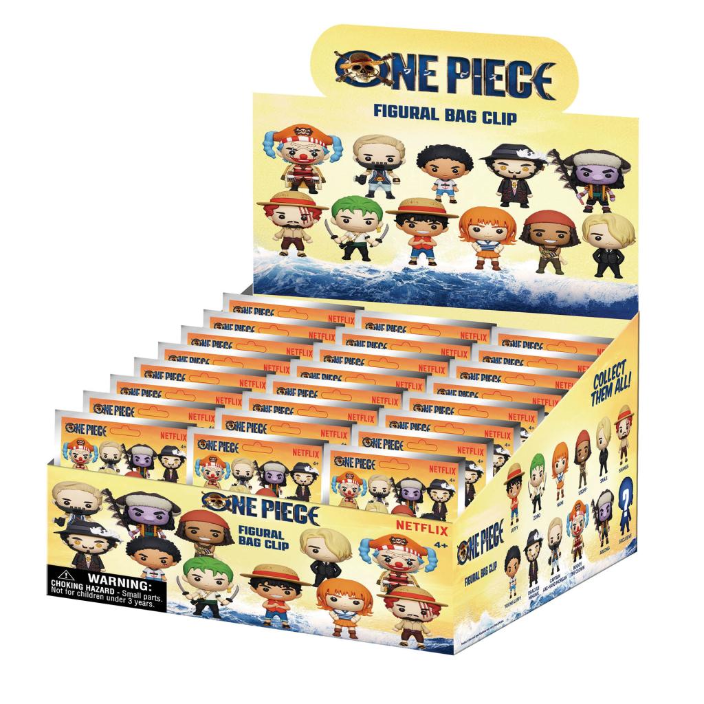 ONE PIECE - Series 1 - 3D Foam Bag Clip (Display 24 Pcs) : ShopForGeek ...