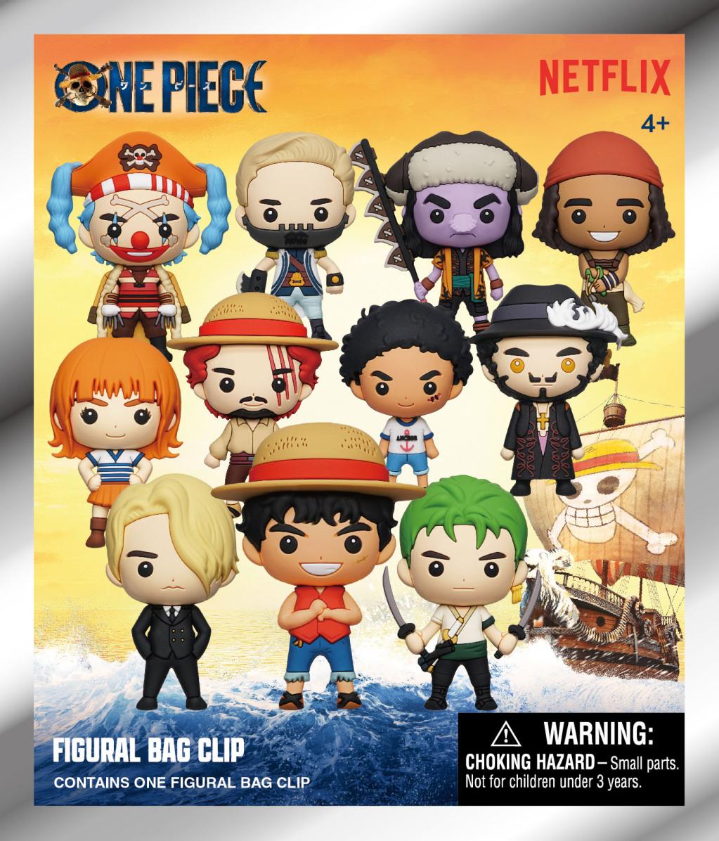 ONE PIECE - Series 1 - 3D Foam Bag Clip (Display 24 Pcs) : ShopForGeek ...