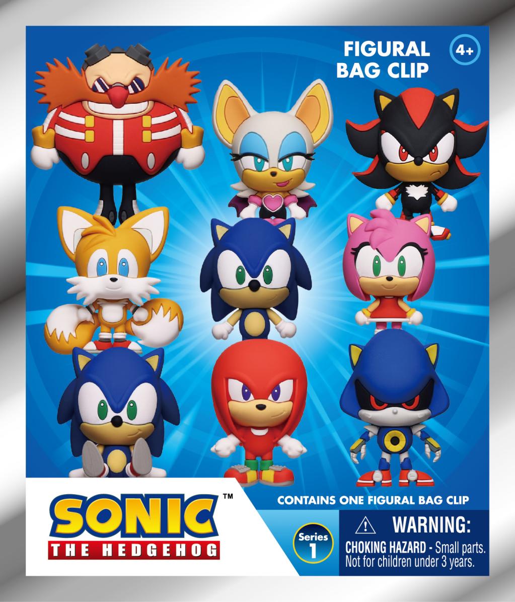 SONIC - Sonic - Charm Bag Clip (Display 24 Pcs) : ShopForGeek.com ...