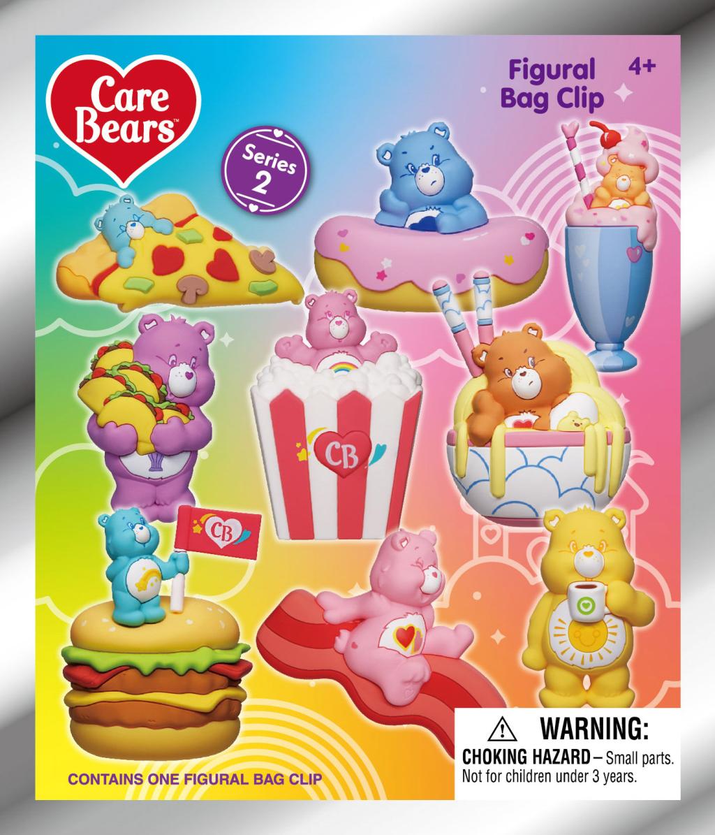CARE BEARS - Series 2 - 3D Foam Bag Clip (Display 24 Pcs) : ShopForGeek.com: Keyring Monogram ...