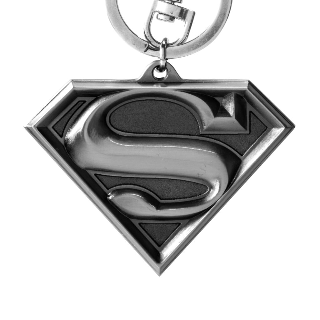 SUPERMAN - Logo - Pewter Keychain : ShopForGeek.com: Keyring Monogram ...