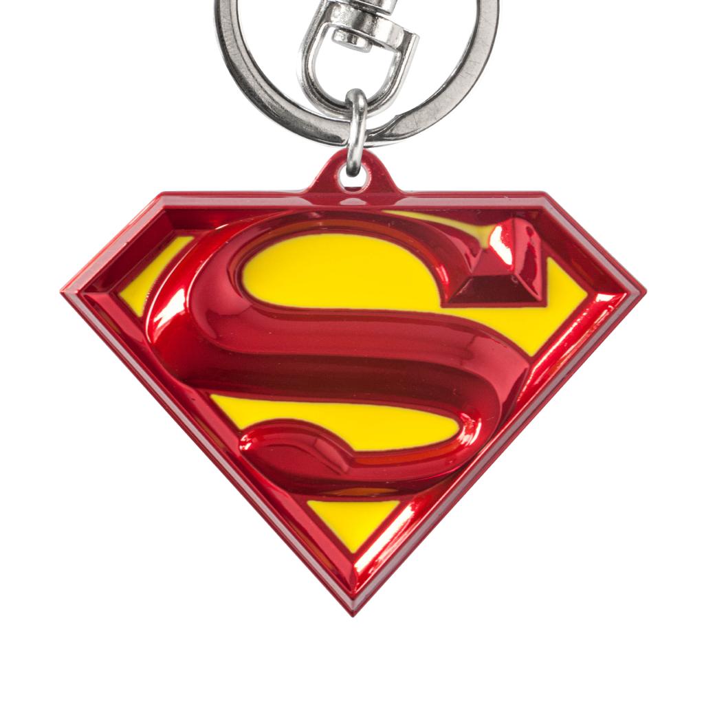 SUPERMAN - Logo Colored - Pewter Keychain : ShopForGeek.com: Keyring ...