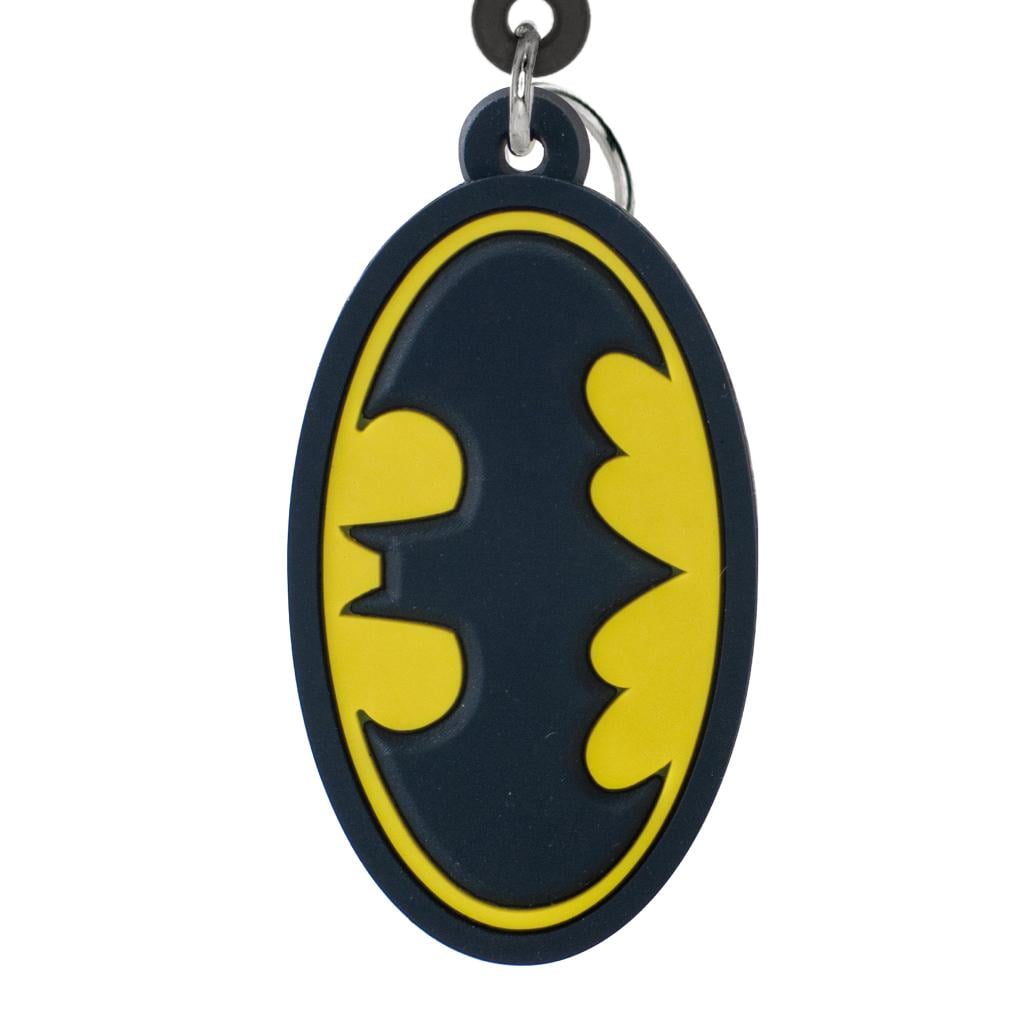 DC - Batman Logo - Soft Touch Keychain : ShopForGeek.com: Keyring ...