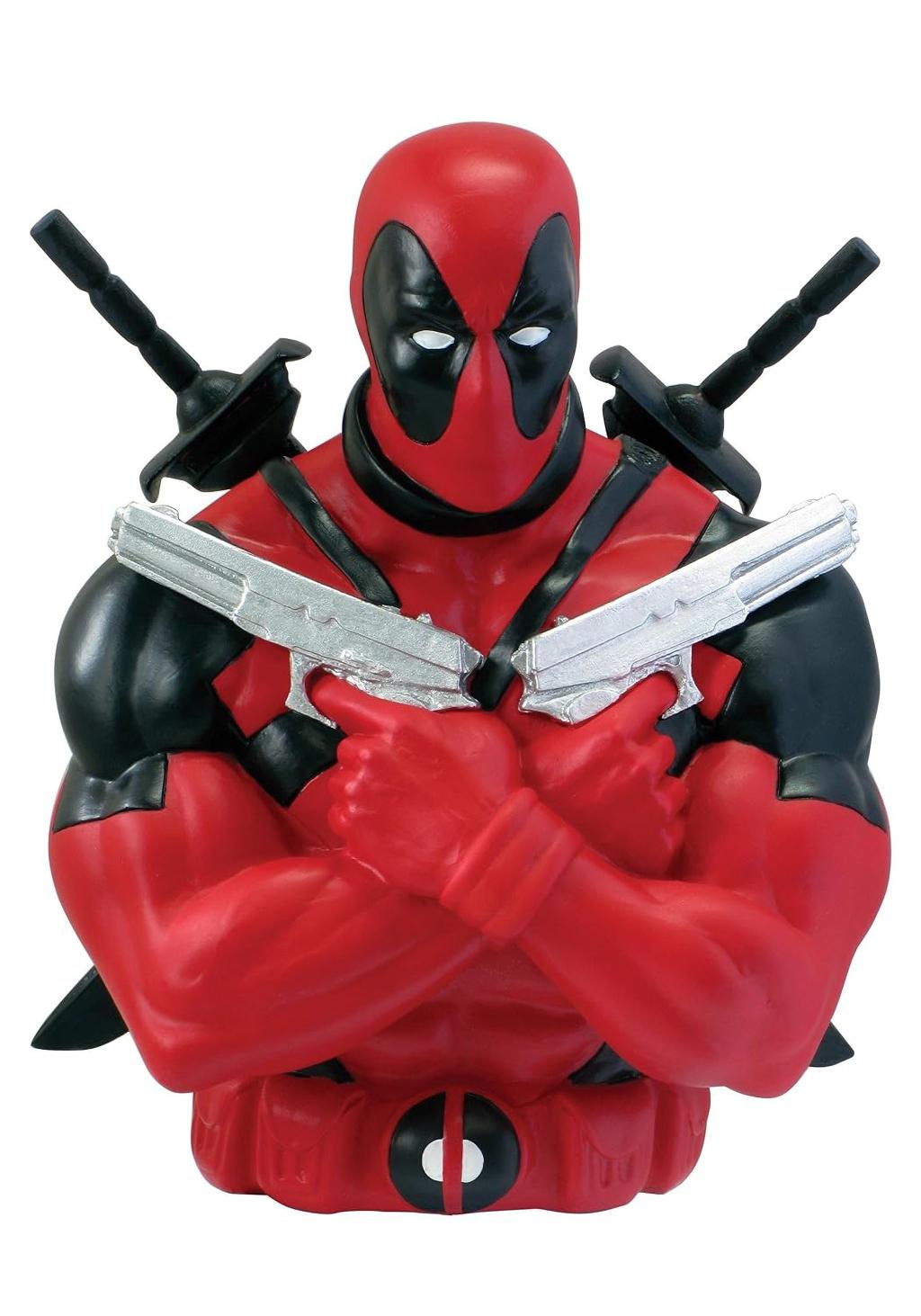 MARVEL - Deadpool - Figural Bank : ShopForGeek.com: Piggy bank Monogram ...
