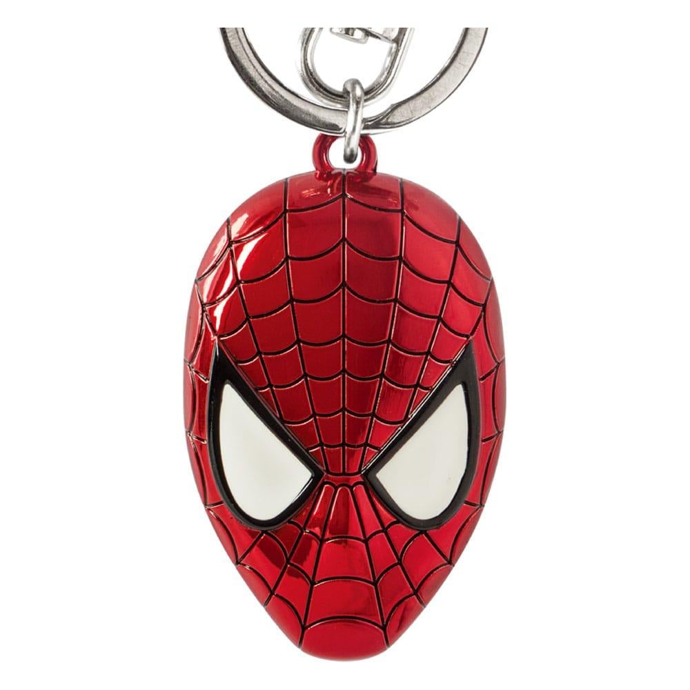 MARVEL - Spider-Man Head - Metal Keychain : ShopForGeek.com: Keyring ...
