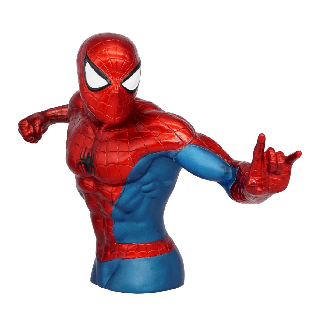 MARVEL - Bust Bank - Spider-Man ( Metallic ) - 20cm : ShopForGeek.com ...