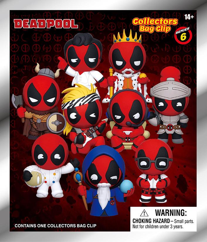 MARVEL - Deadpool - Collectible Bag Clip (Display 24 Pcs) : ShopForGeek ...