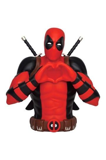 MARVEL - Bust Bank - Deadpool - 20cm : ShopForGeek.com: Piggy bank ...