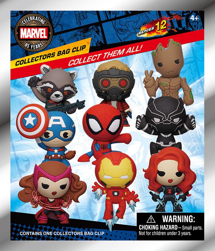 MARVEL - 85th Core Comic - Collectible Bag Clip (Display 24 Pcs ...