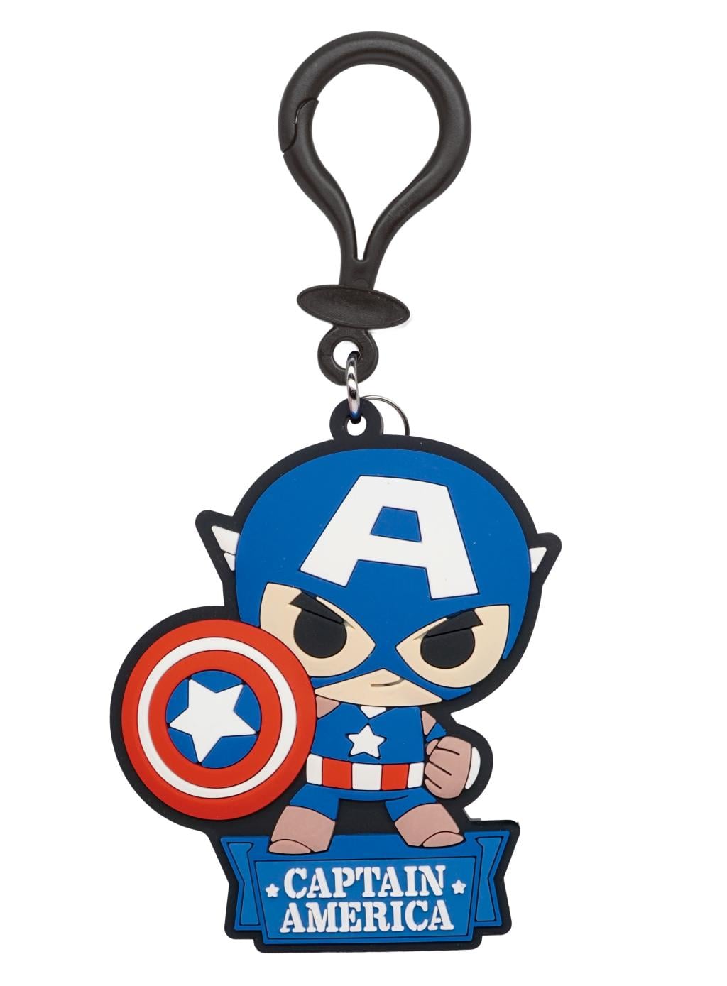MARVEL - Captain America - Soft Touch Keychain : ShopForGeek.com ...