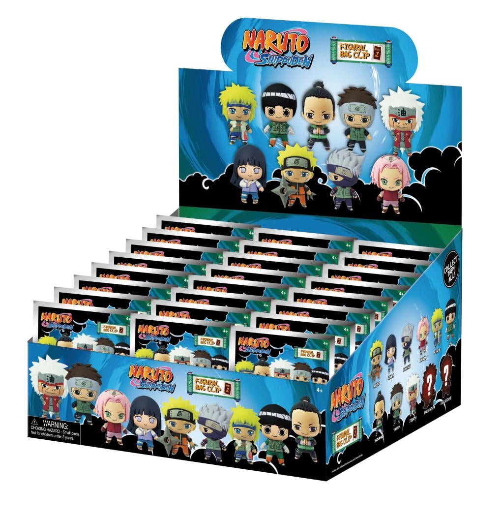NARUTO SHIPPUDEN - Series 1 - 3D Foam Bag Clip (Display 24 Pcs ...