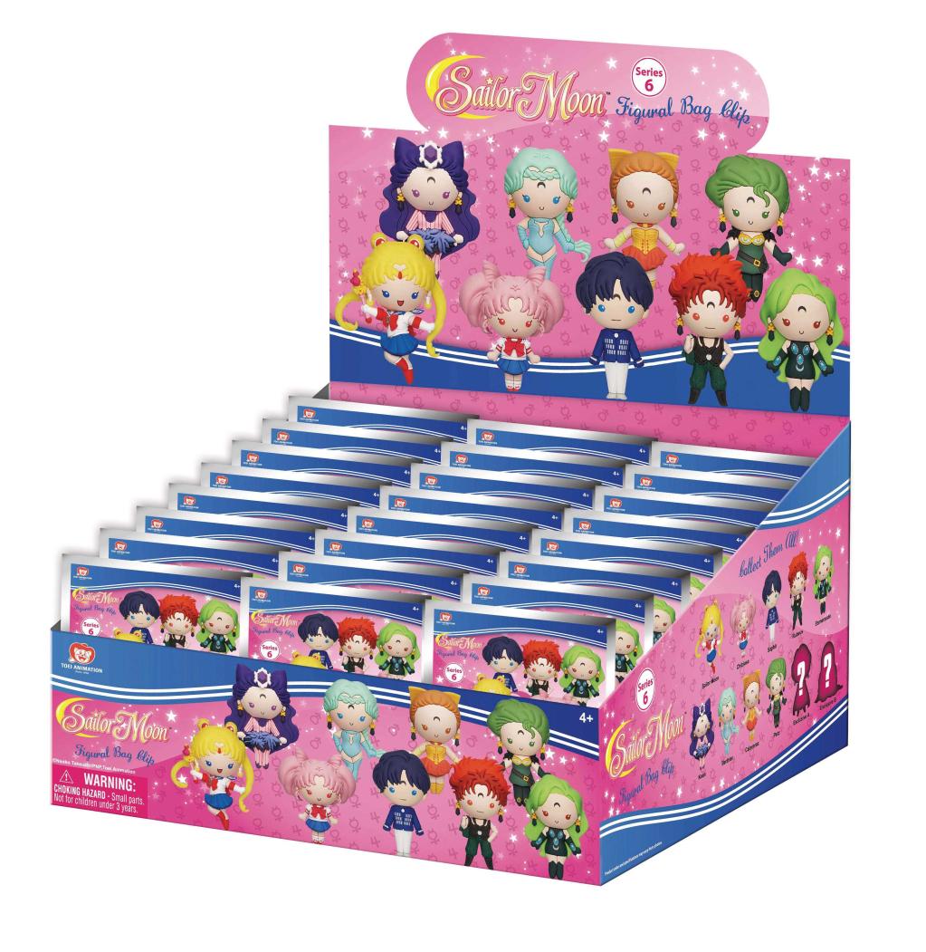SAILOR MOON - Series 6 - 3D Foam Bag Clip (Display 24 Pcs ...