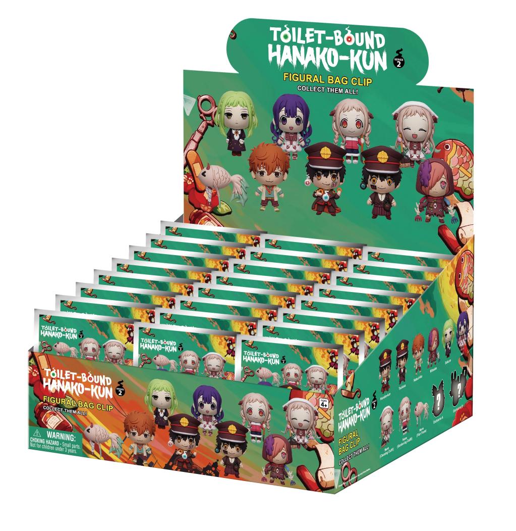 TOILET BOUND HANAKO KUN - Charm Bag Clip (Display 24 Pcs) : ShopForGeek.com: Llavero Monogram ...
