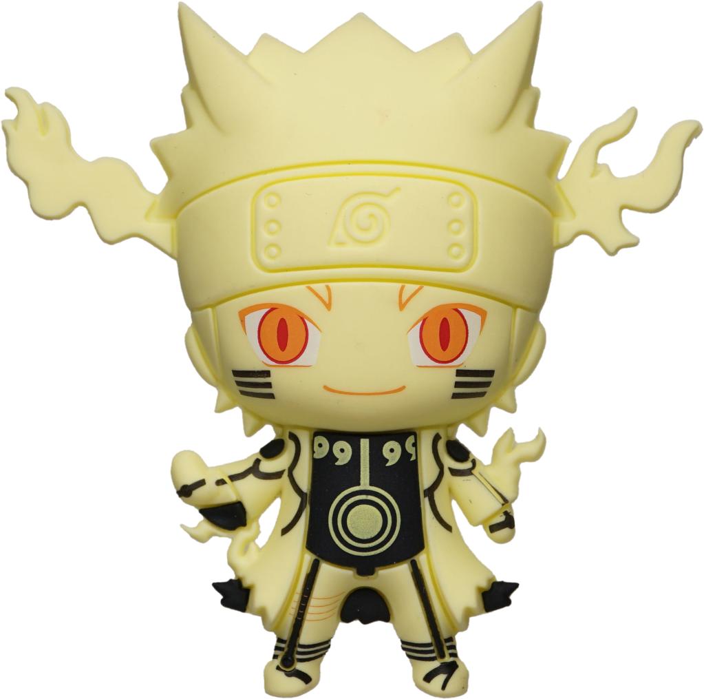 NARUTO - Naruto (Kurama Link) - 3D foam collectible magnet ...