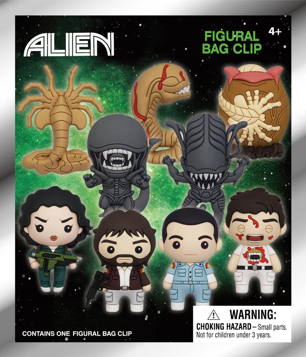 ALIENS (1979) - Series 1 - 3D Foam Bag Clip (Display 24 Pcs ...